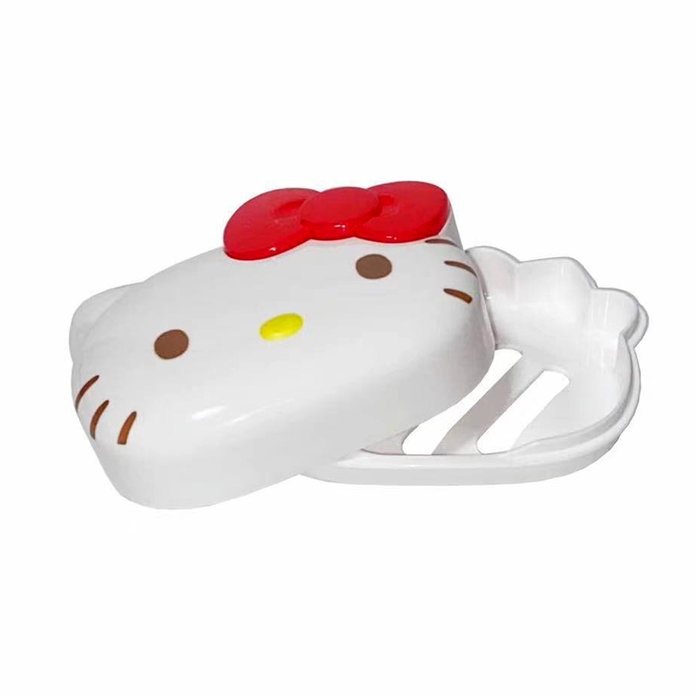 Saboneteira Com Tampa - Hello Kitty - 11.1Cm X 4,9Cm | Daiso