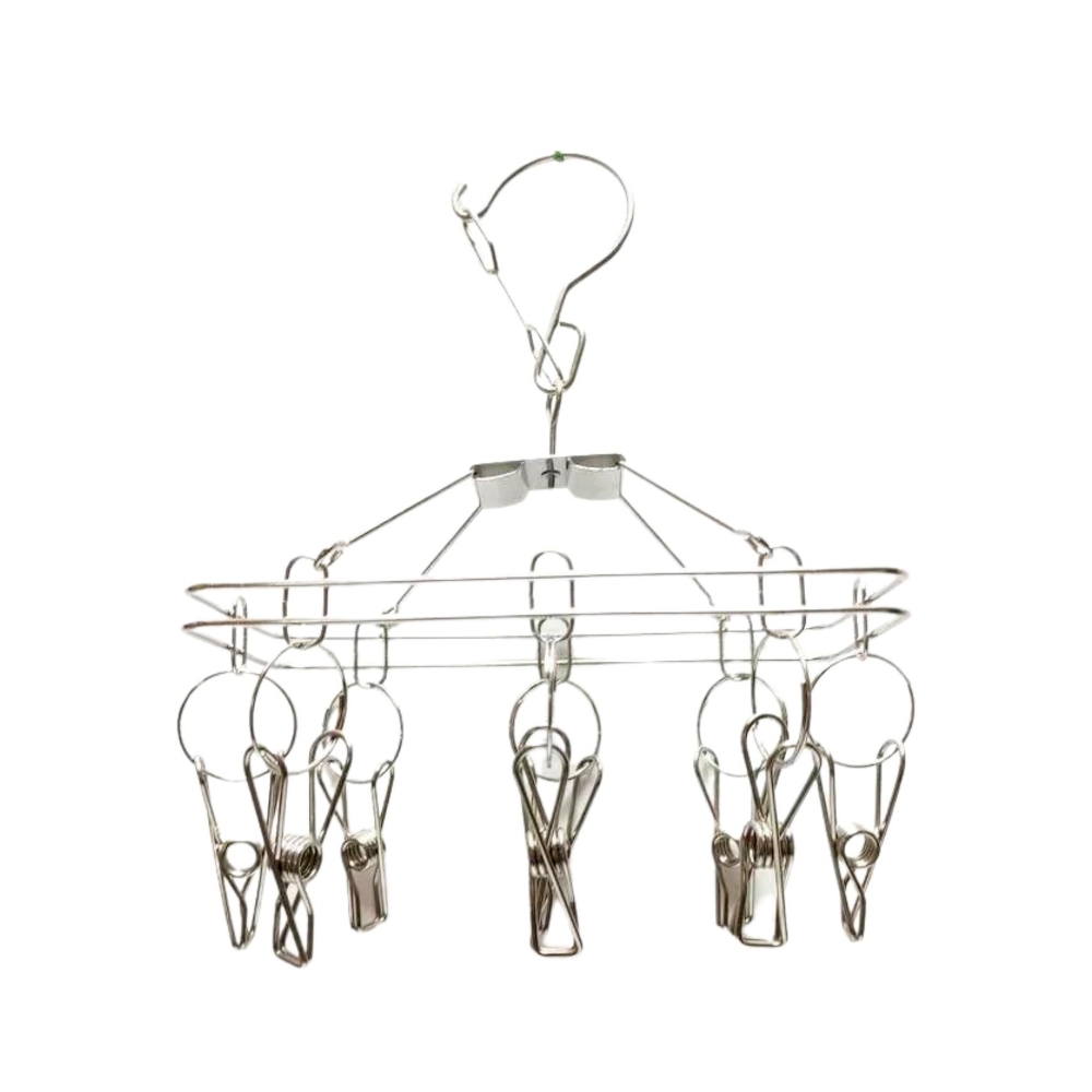 Varal De Aço Inox Com 8 Pregadores | Daiso