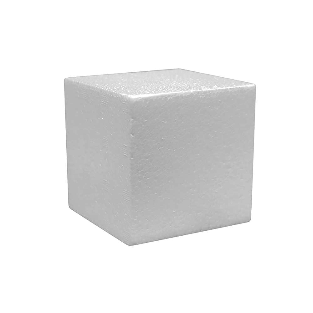 Bloco De Isopor Para Artesanato Formato De Cubo | Daiso