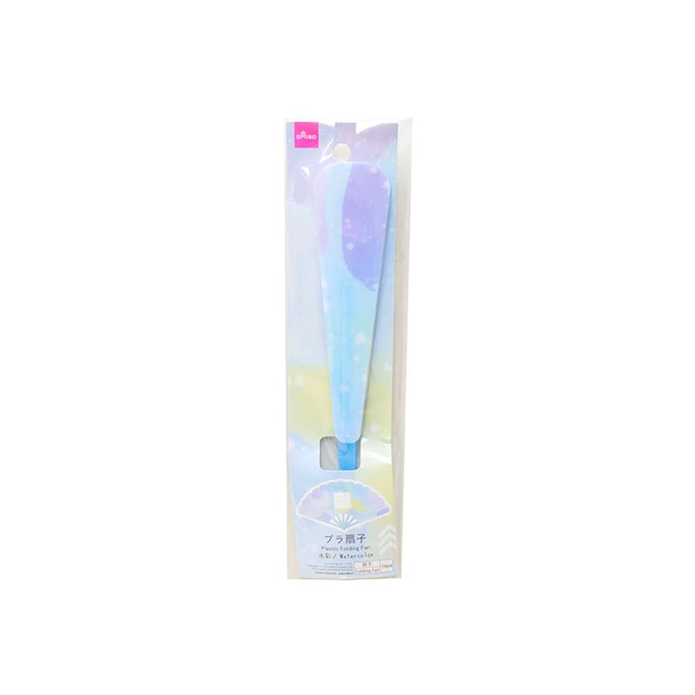 Leque Com Estampa De Aquarela | Daiso